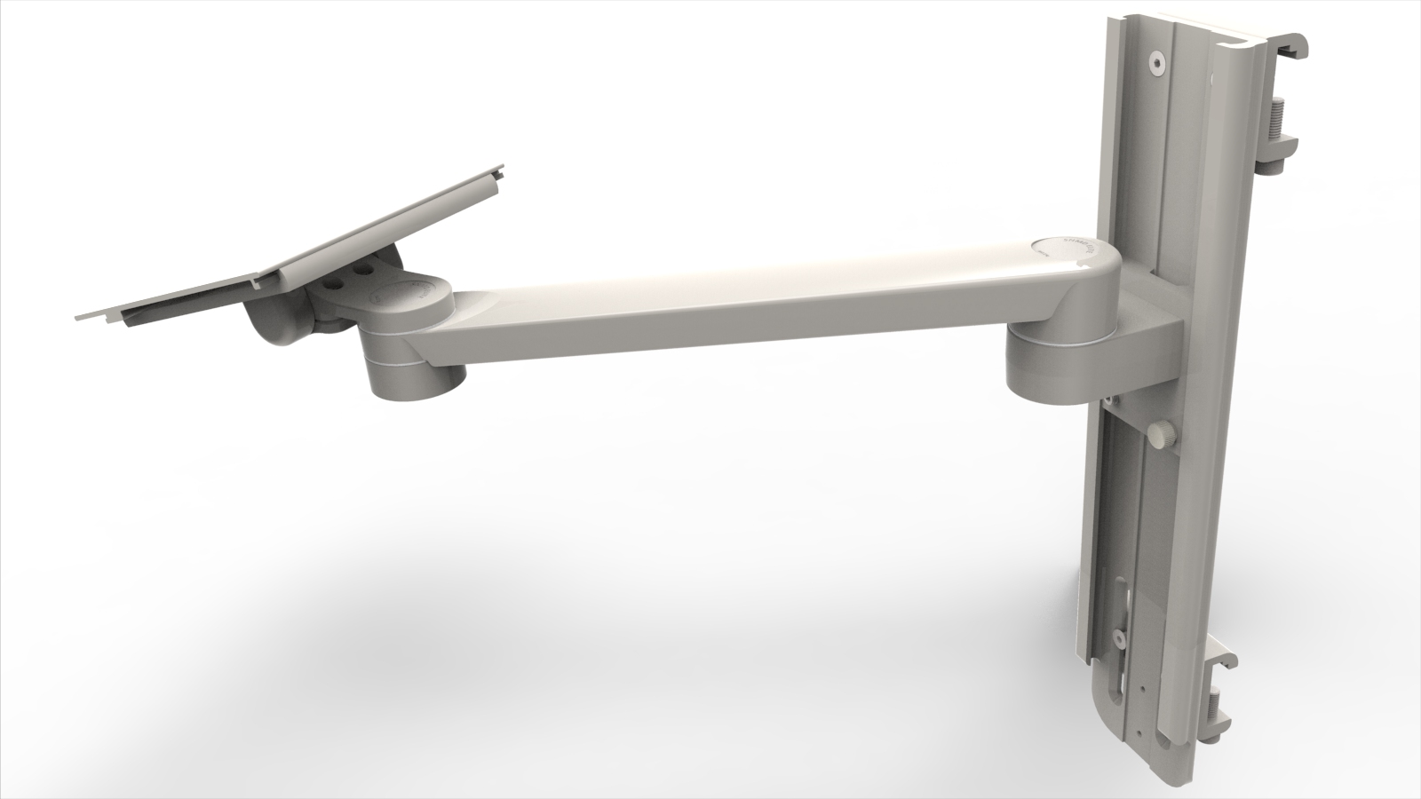 Elit connection type - horizontal rail clamp monitor stand